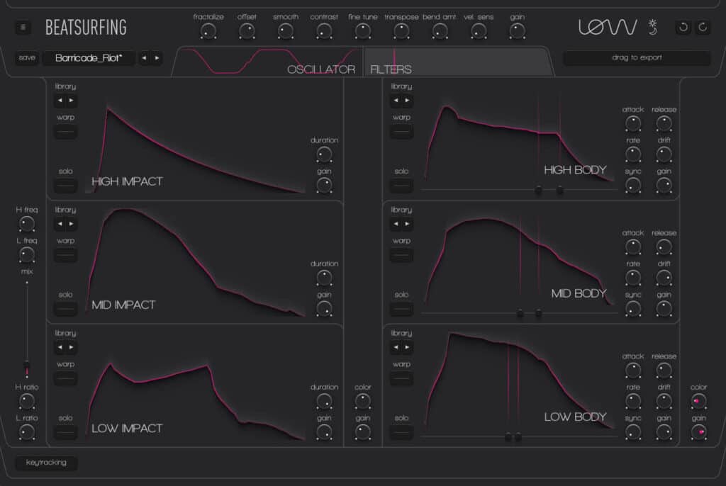 LØW - Bass Synth Audio Plugin - by BEATSURFING